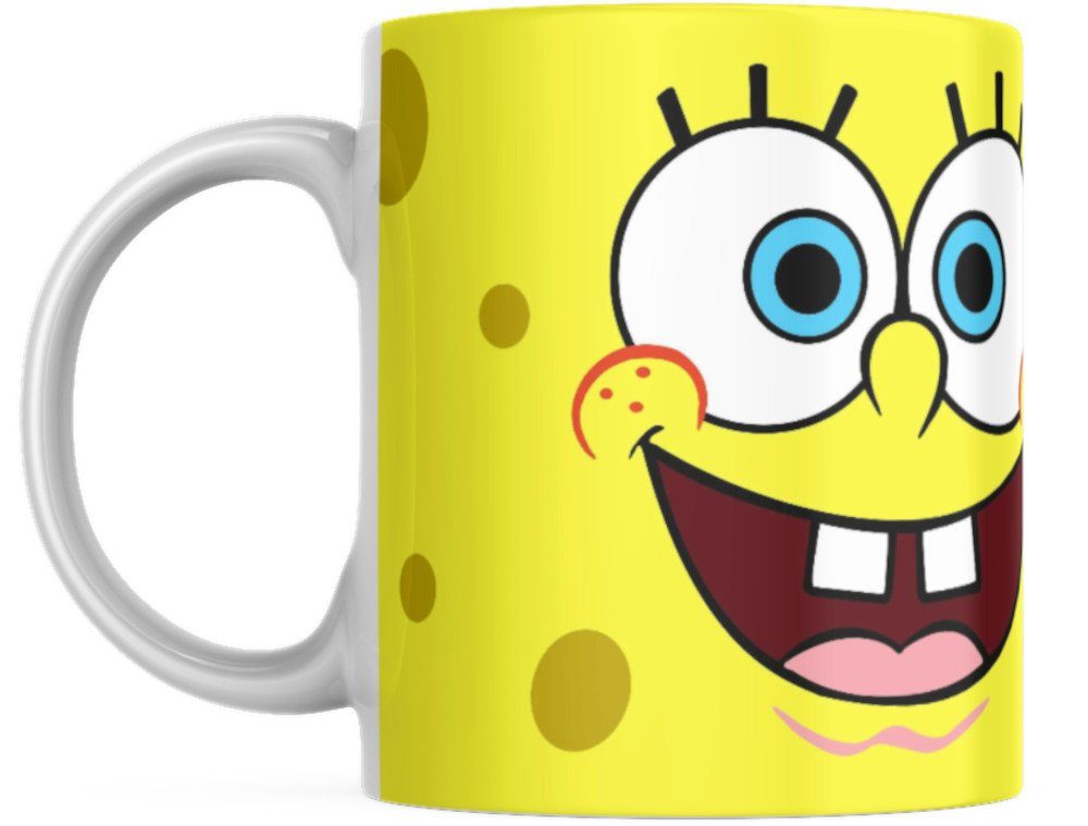 Tinisu Tasse Spongebob Tasse Schwammkopf Kaffeetasse 325ml Mug Cup Geschenk