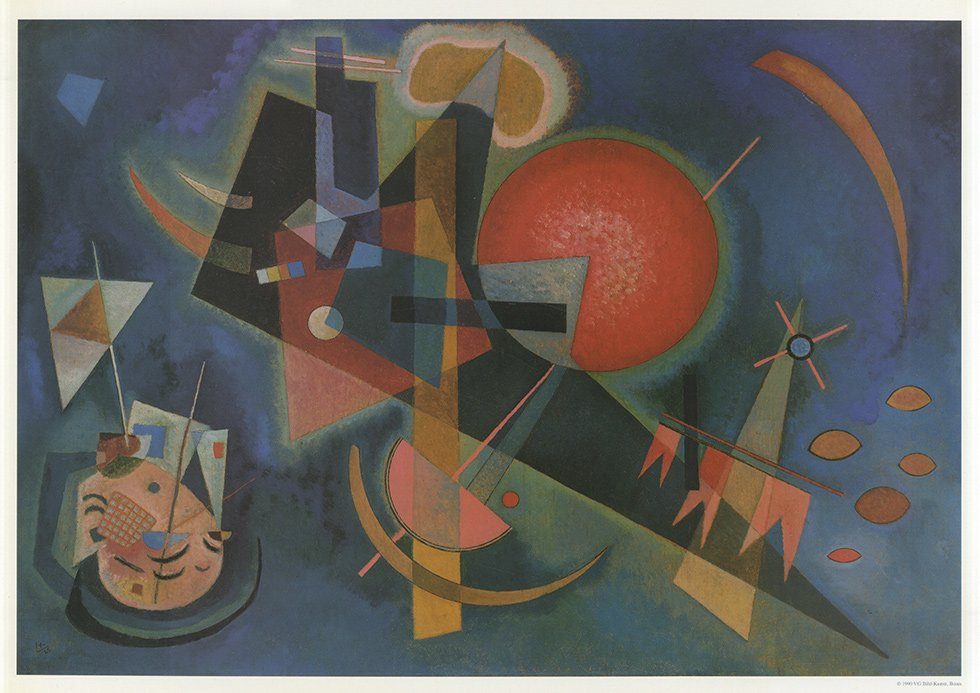 Kunstdruck Weewado Wassily Kandinsky Im Blau Poster Plakat