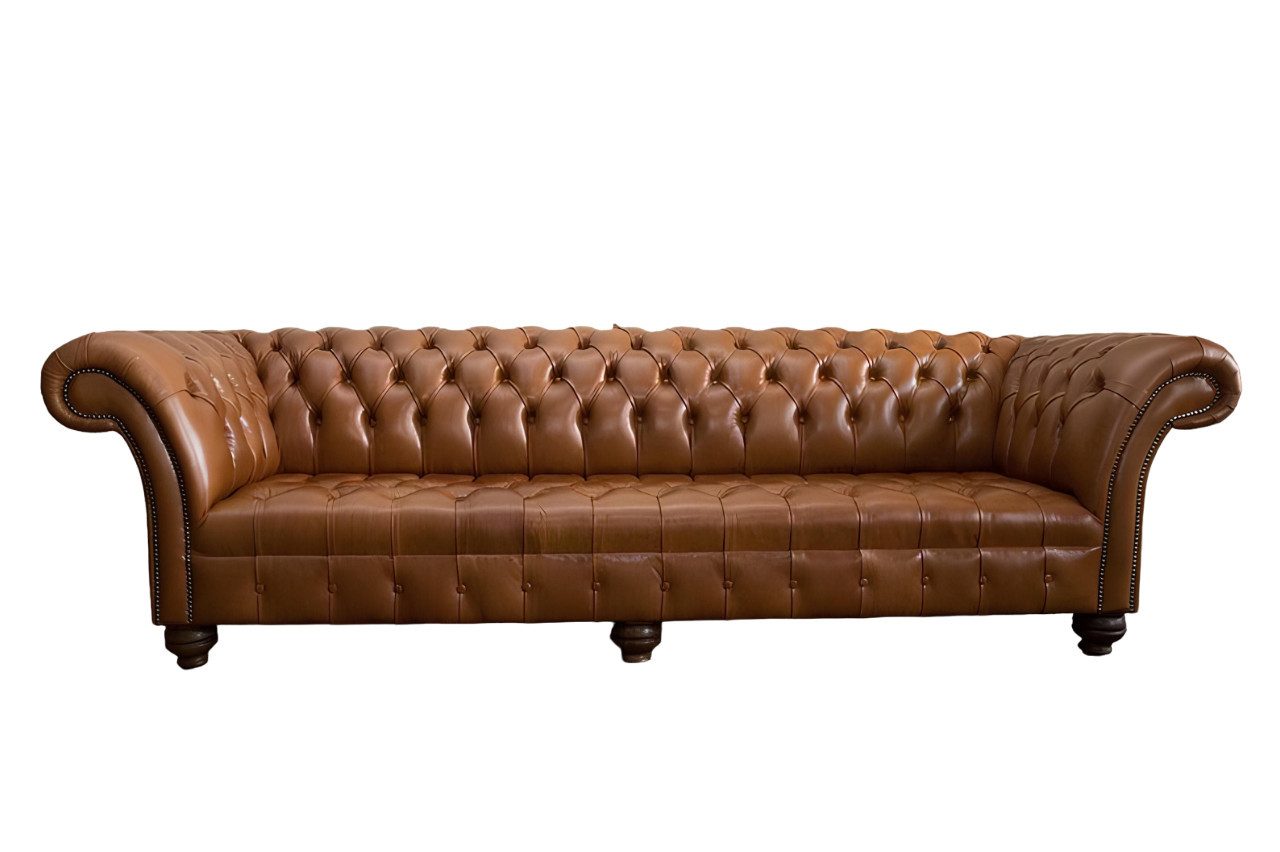 Jvmoebel Sofa Chesterfield Leder Polster Design Sofa Luxus Couch