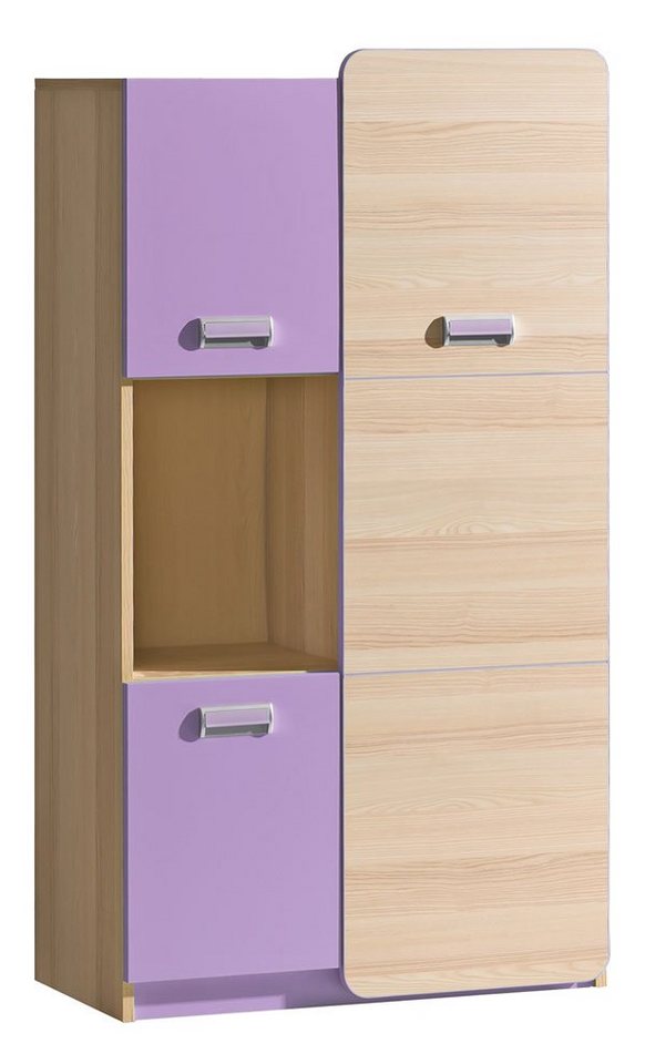 Feldmann Wohnen Stauraumschrank Loreto 1 St 80cm 3 Türig Esche