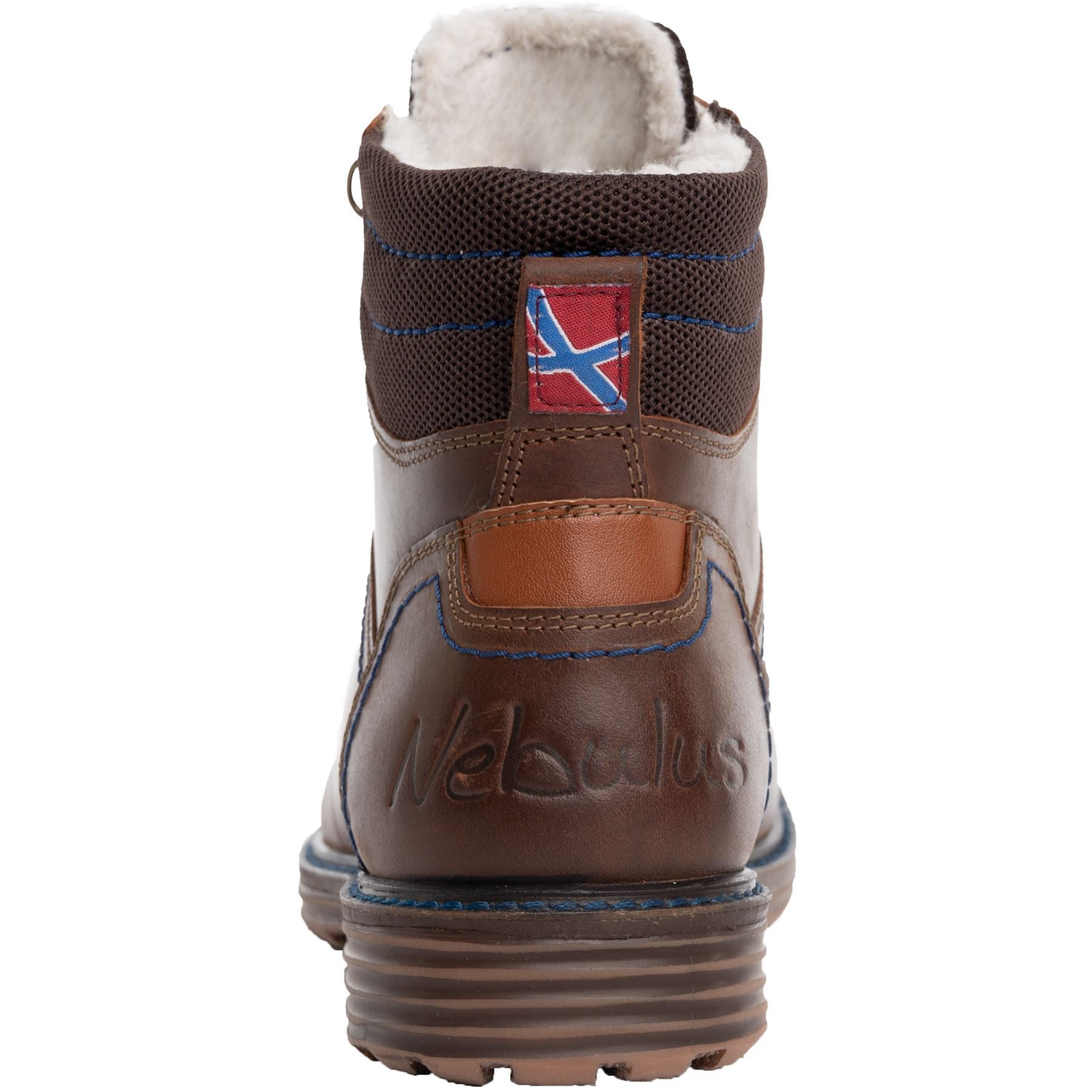 Nebulus TOWER, P5881 - Herren, hellbraun-blau, 45 Winterstiefel