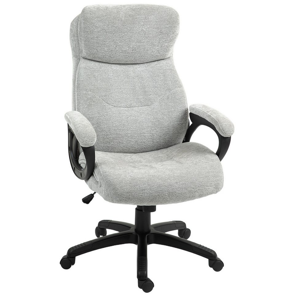 Homcom Schreibtischstuhl Mit Wippfunktion Ergonomisch