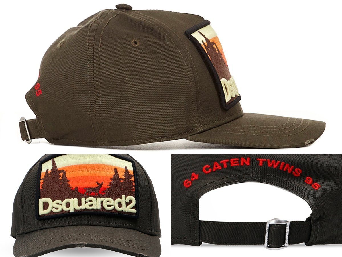Dsquared2 Baseball Cap DS-BCM0372-05C00001-8101-Militare-Scuro