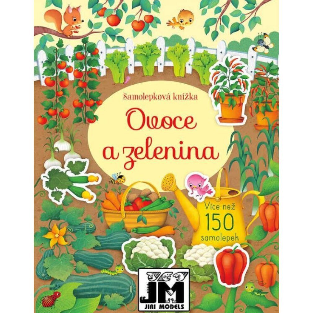 JIRI MODELS Etiketten Stickerbuch Obst und Gemüse
