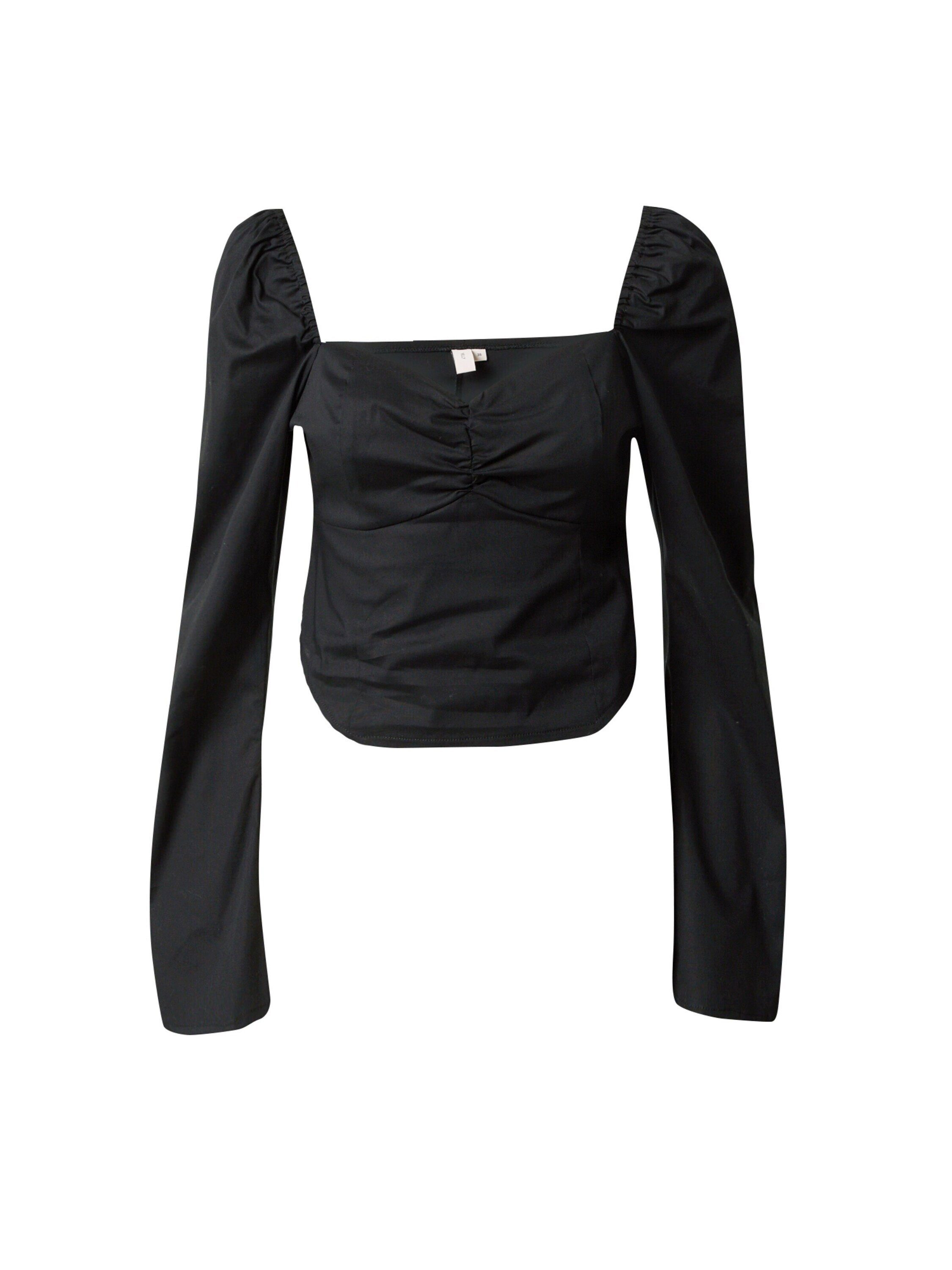 Nly By Nelly Langarmbluse 1 Tlg Drapiertgerafft Weicher Griff