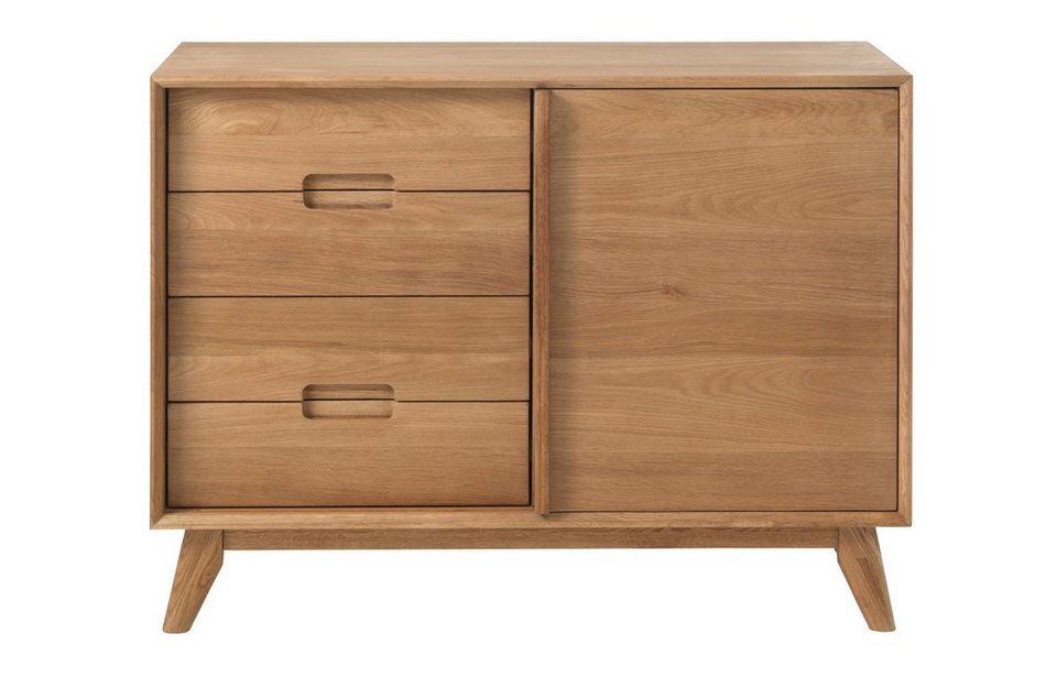 Ebuy24 Sideboard Rhoda Sideboard 4 Schubladen Und 1 Tür Eiche Furn 1 St