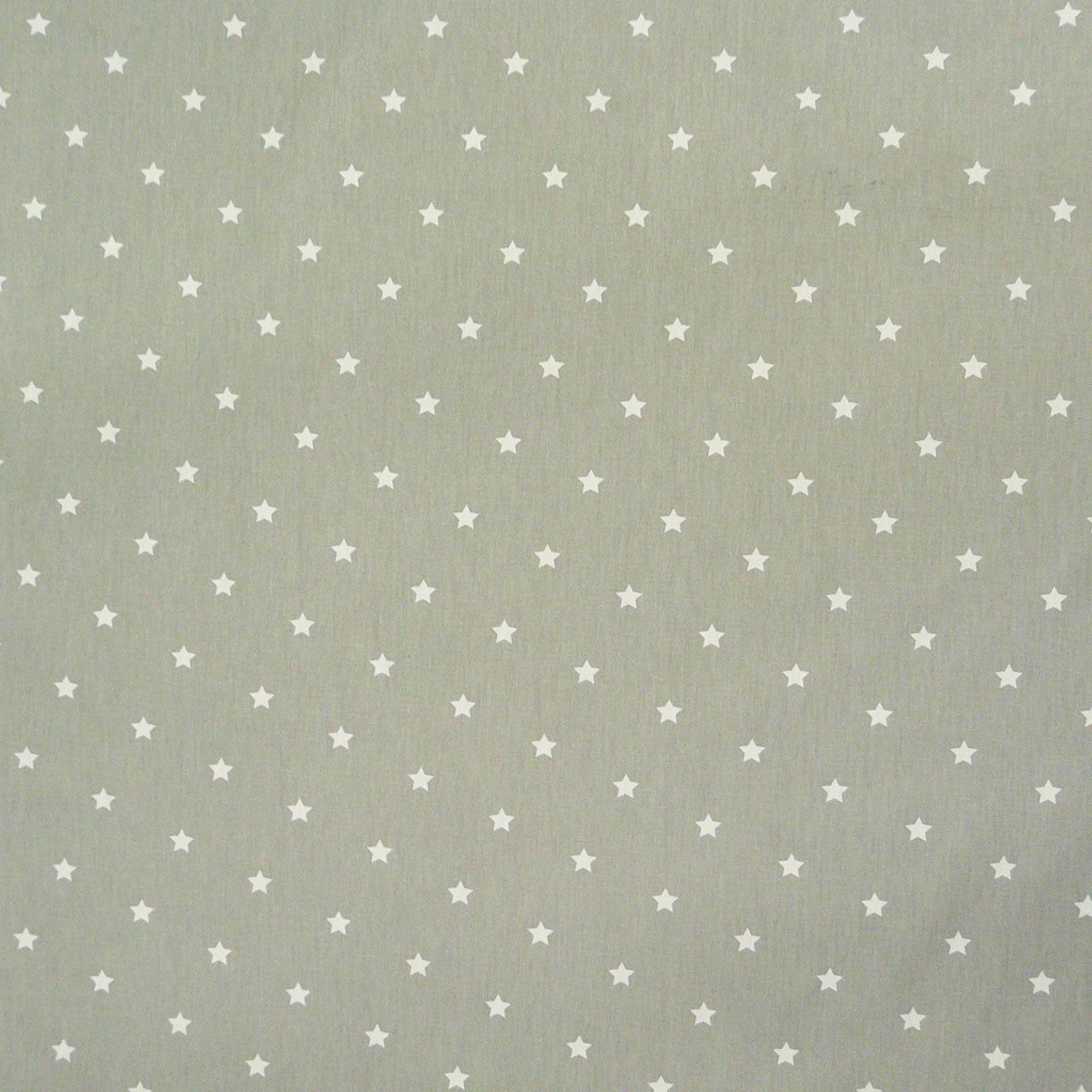 Prestigious Textiles Stoff Baumwollstoff Twinkle Sterne Grau Weiß Stoff