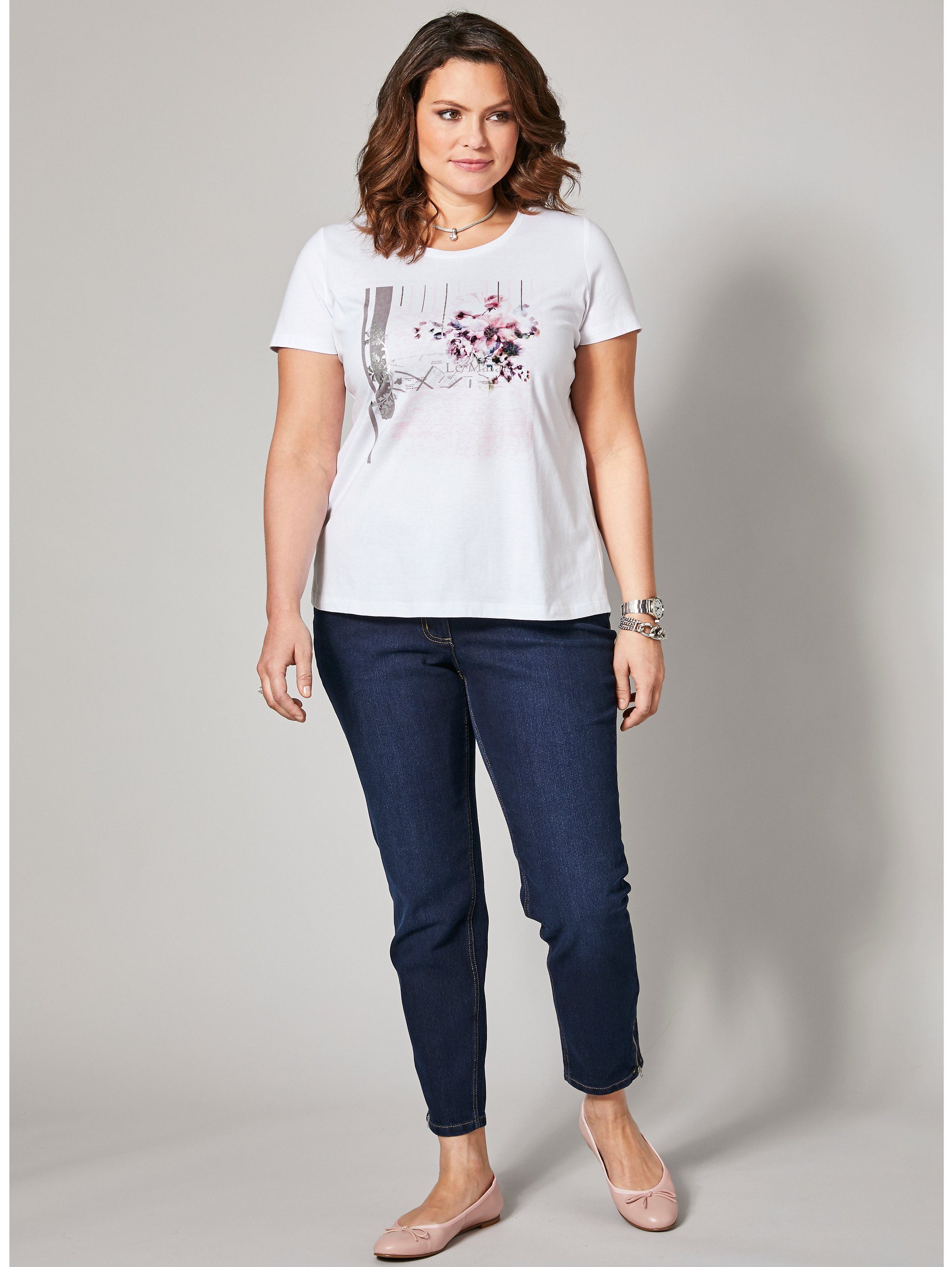 Sara Lindholm By Happy Size Shirt Mit Frontprint Otto