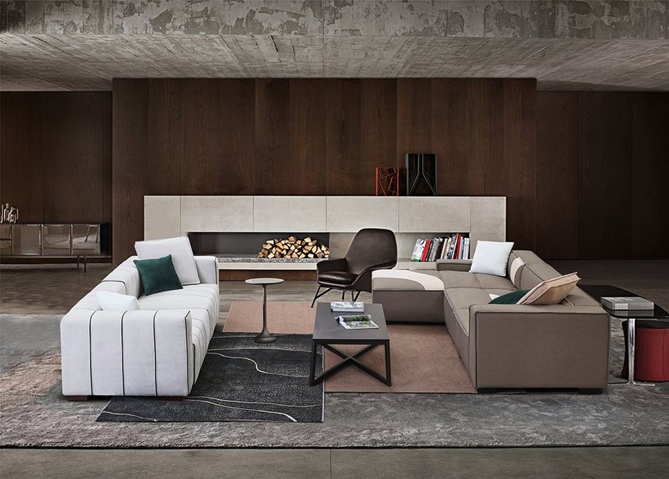 Jvmoebel Wohnzimmer Set Wohnzimmer Garnitur Design Ecksofa L Form