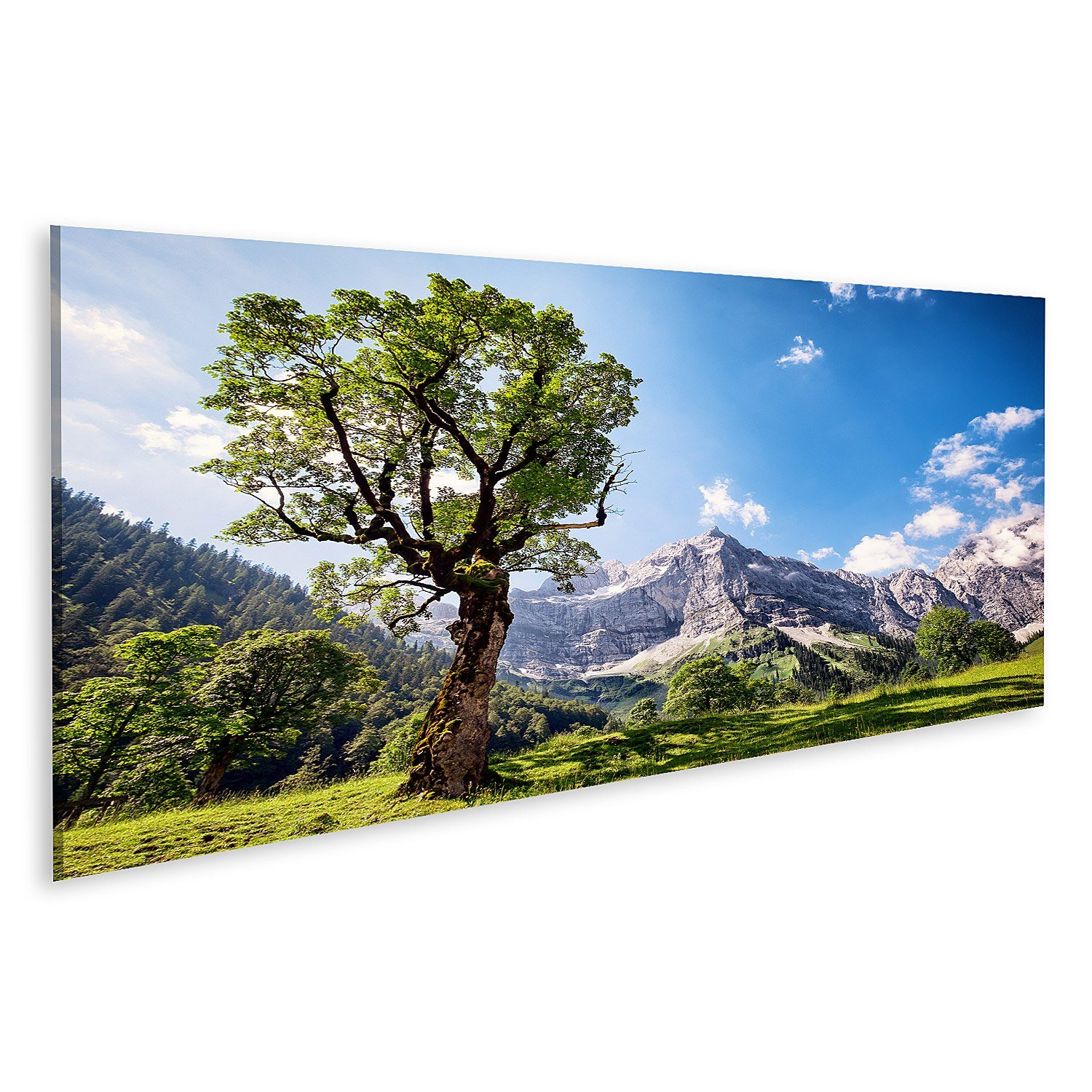 islandburner Leinwandbild »Bild auf Leinwand Karwendelgebirge In Österreich Alpen Wandbild ...