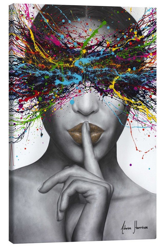 Posterlounge Leinwandbild Ashvin Harrison Klänge Der Stille Illustration
