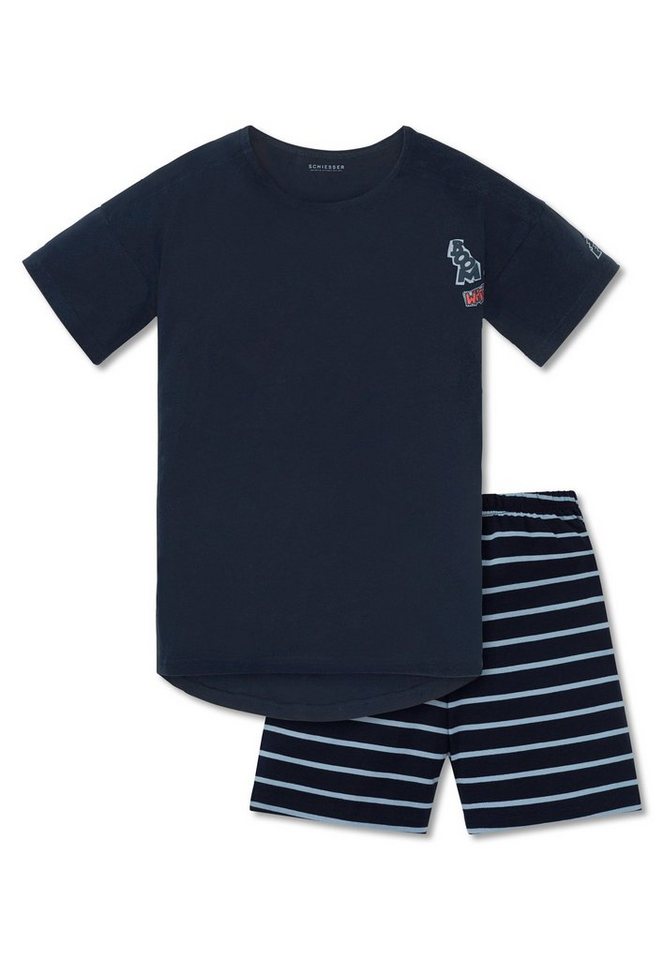 Schiesser Pyjama Original Classics Set Set Jungen Schlafanzug Kurz