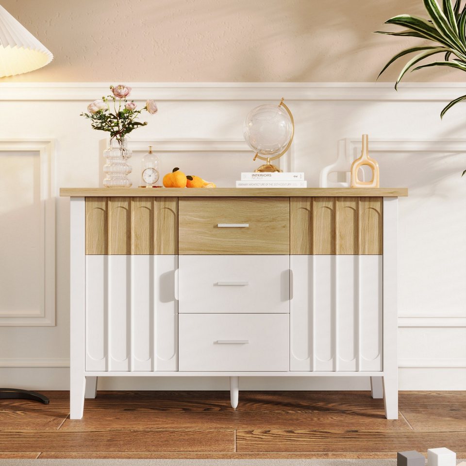 Pfctart Sideboard Kommode Mit Türen Und Schubladen Einzigartige