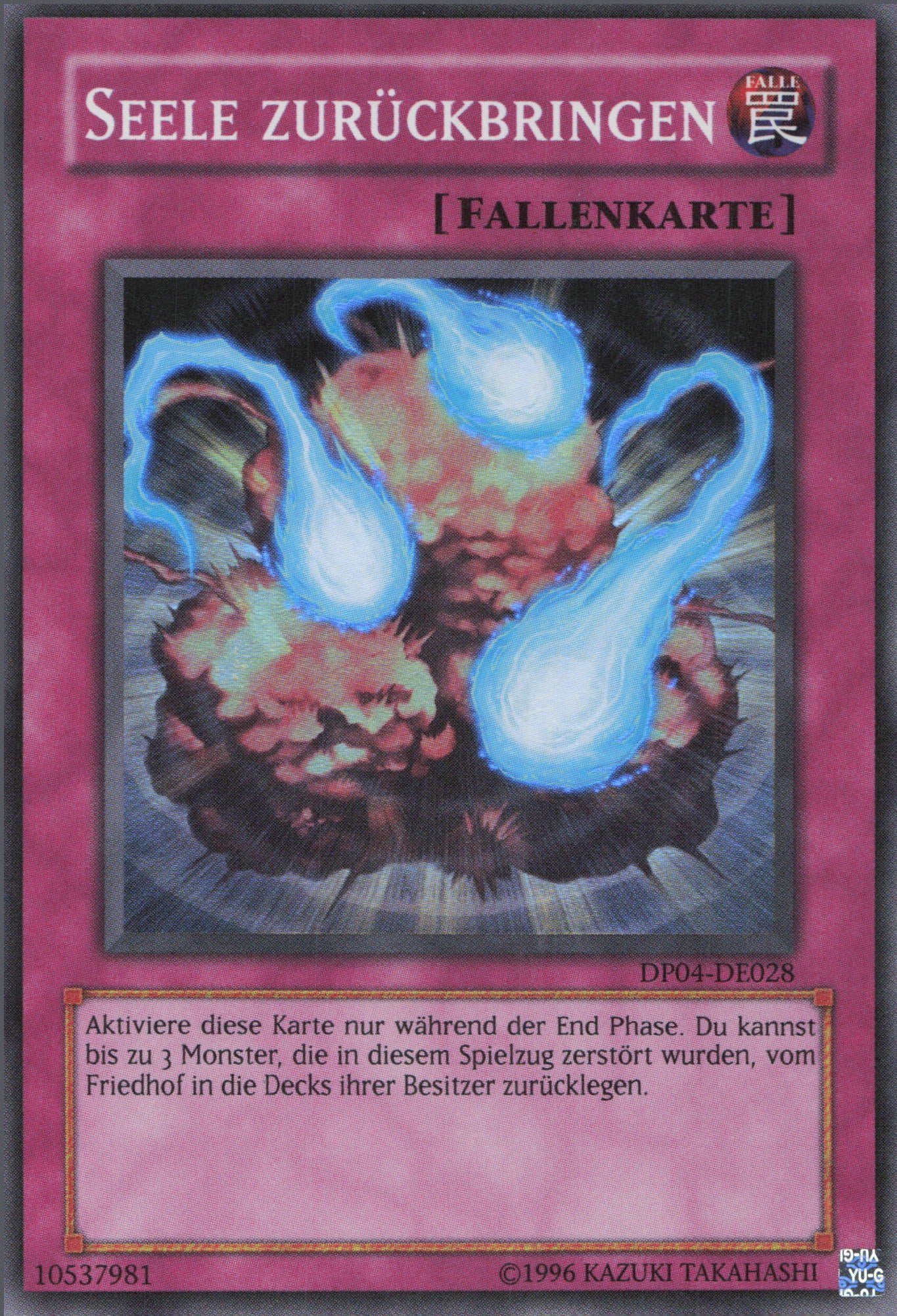Recollectibles Sammelkarte Yugioh Karte Seele Zurückbringen Deutsch Yu