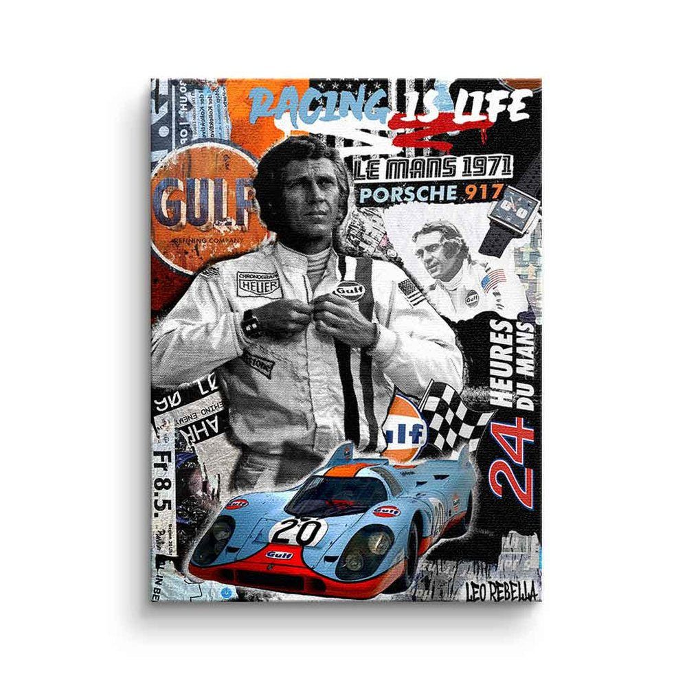 Dotcomcanvas® Leinwandbild Racing Is Life Leinwandbild Le Mans Steve