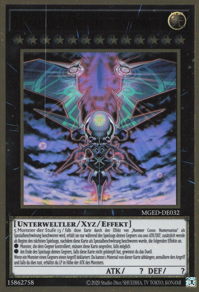 Recollectibles Sammelkarte Yugioh Karte Nummer Ic1000 Numerounius