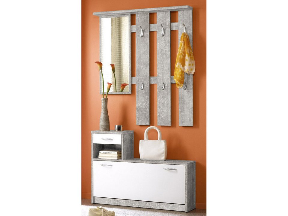 Möbelando Garderoben Set 100 X 190 X 25 Cm Bht 3 St