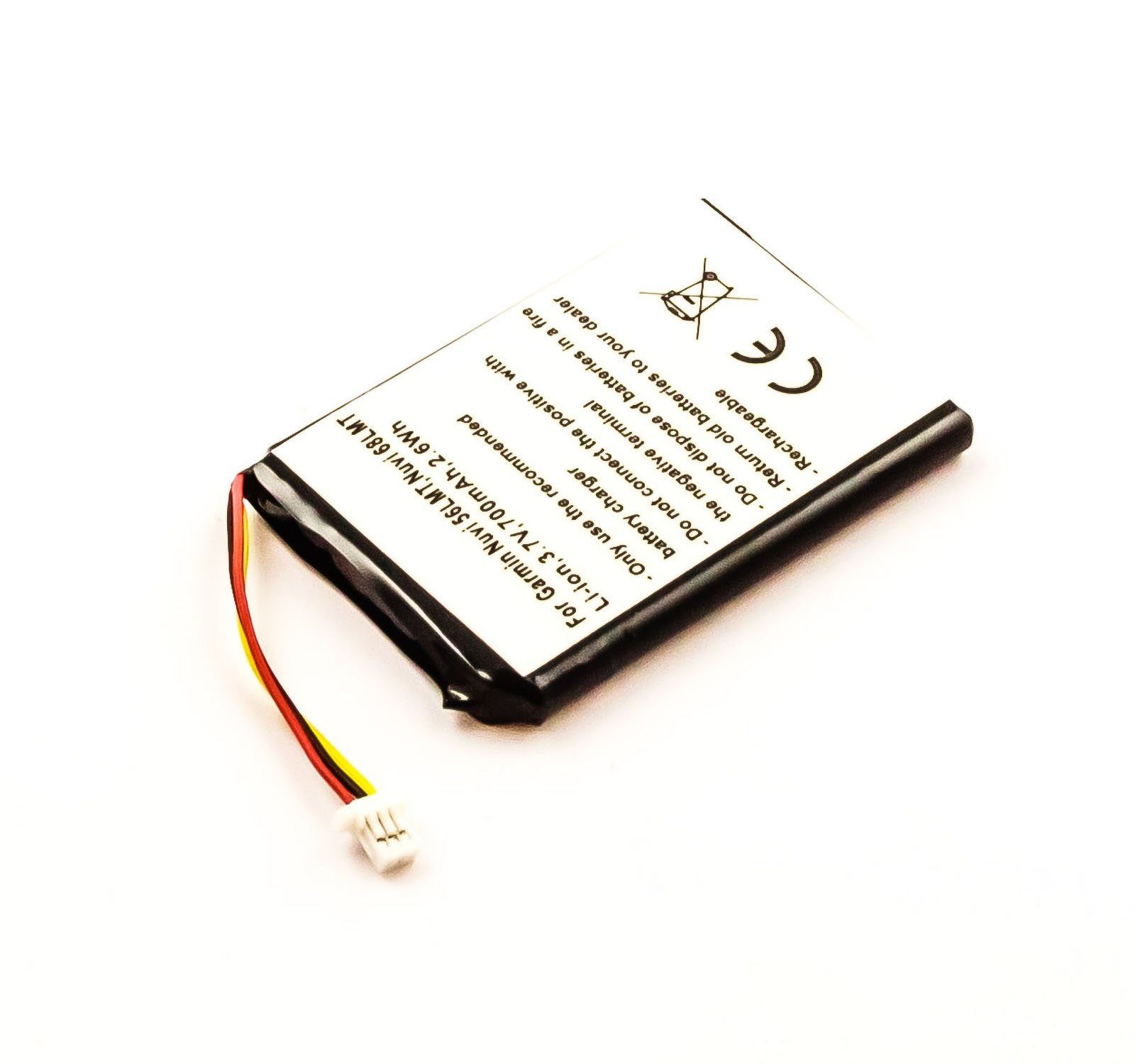 MobiloTec Akku kompatibel mit Garmin DriveSmart 51 LMT-D EU Akku Akku 700 mAh (1 St ...