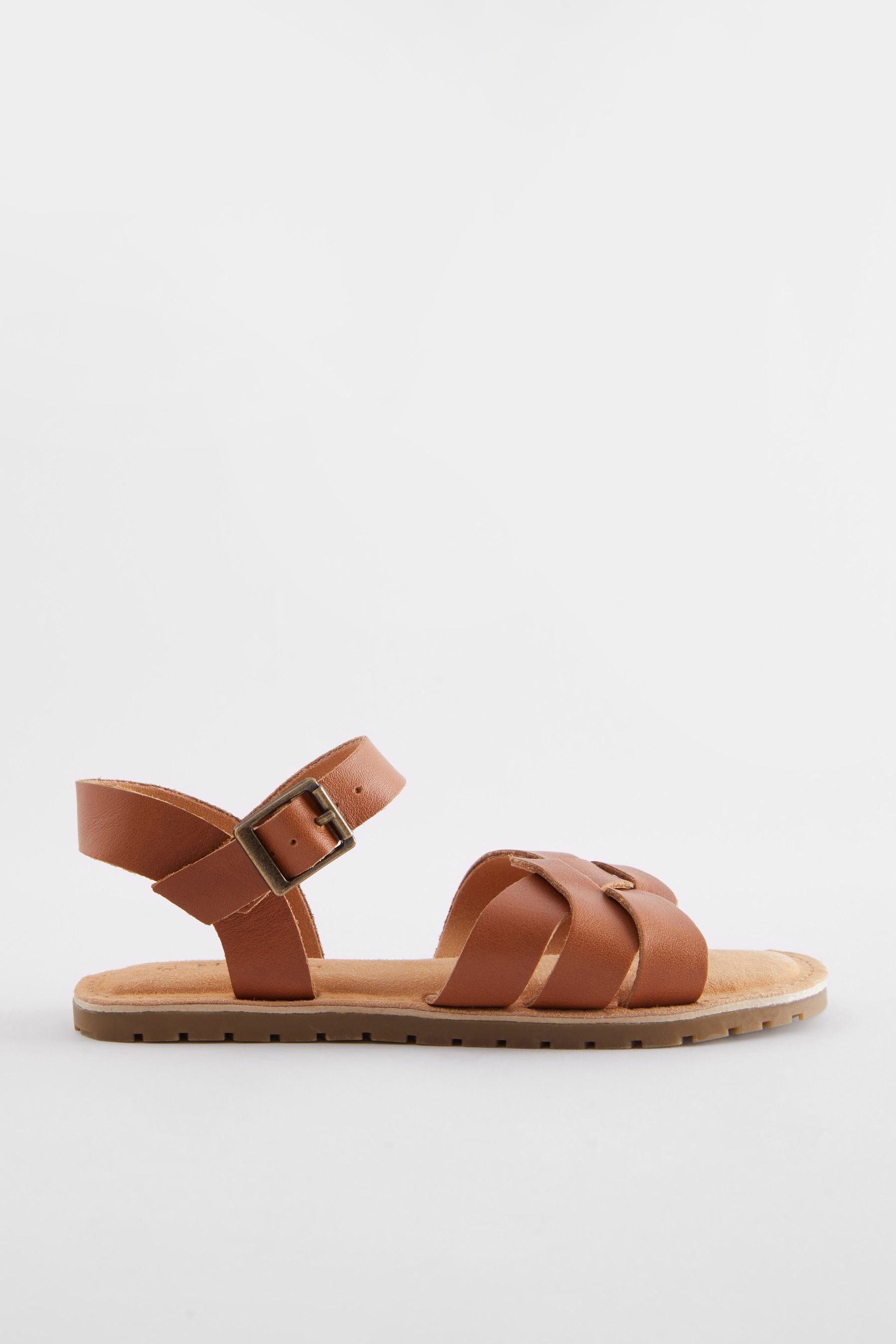 Next Sandalen Aus Geflochtenem Leder Weite Passform Sandale 1 Tlg