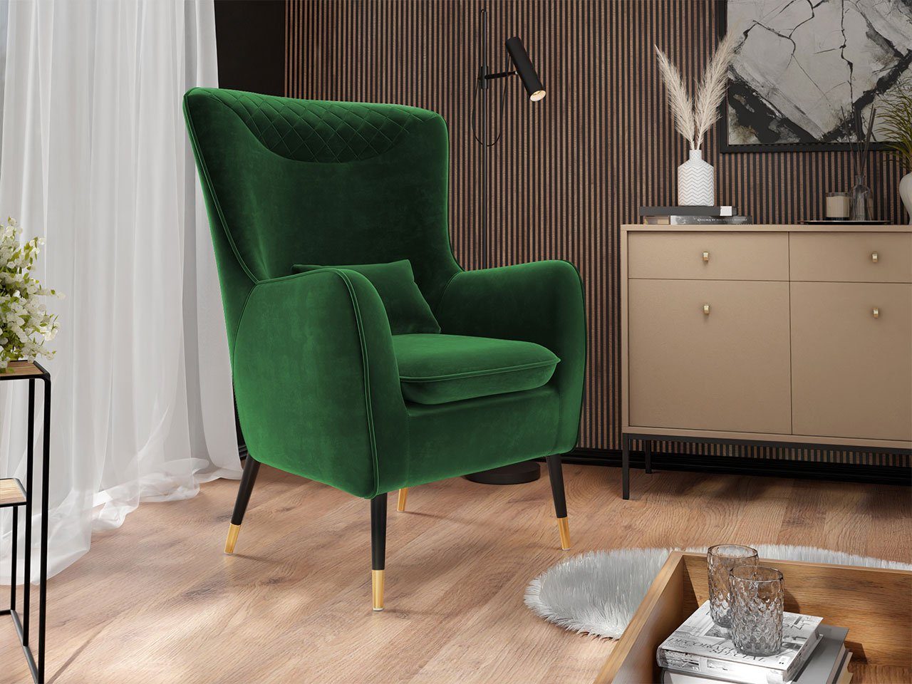 MIRJAN24 Sessel Lofner, Polstersessel, Armsessel, Armchair, Fernsehsessel