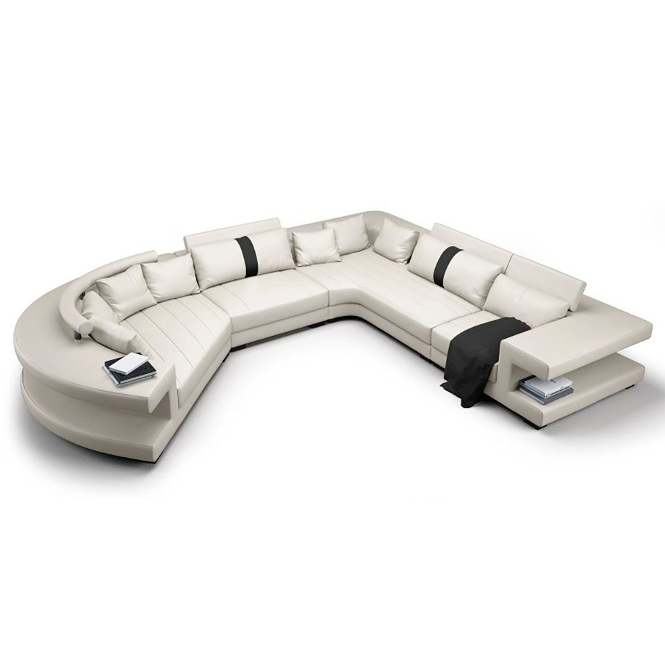JVmoebel Ecksofa »Ecksofa Sofa Couch Polster Wohnlandschaft Rundsofa ...