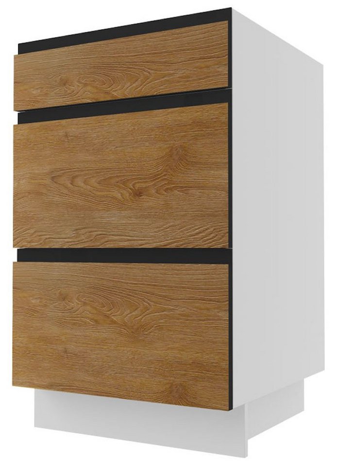 Feldmann Wohnen Unterschrank Treviso 1 St 50cm Front And Korpusfarbe