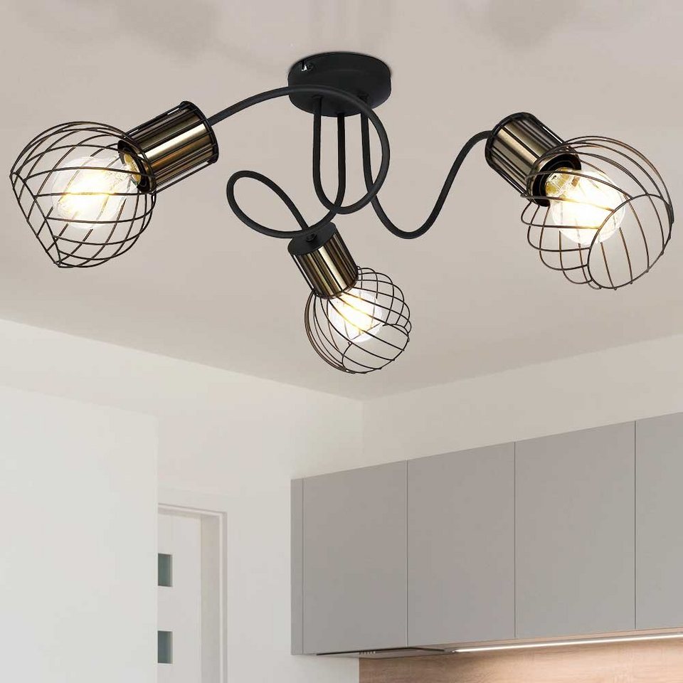 Etc Shop Led Deckenleuchte Leuchtmittel Inklusive Warmweiß Retro