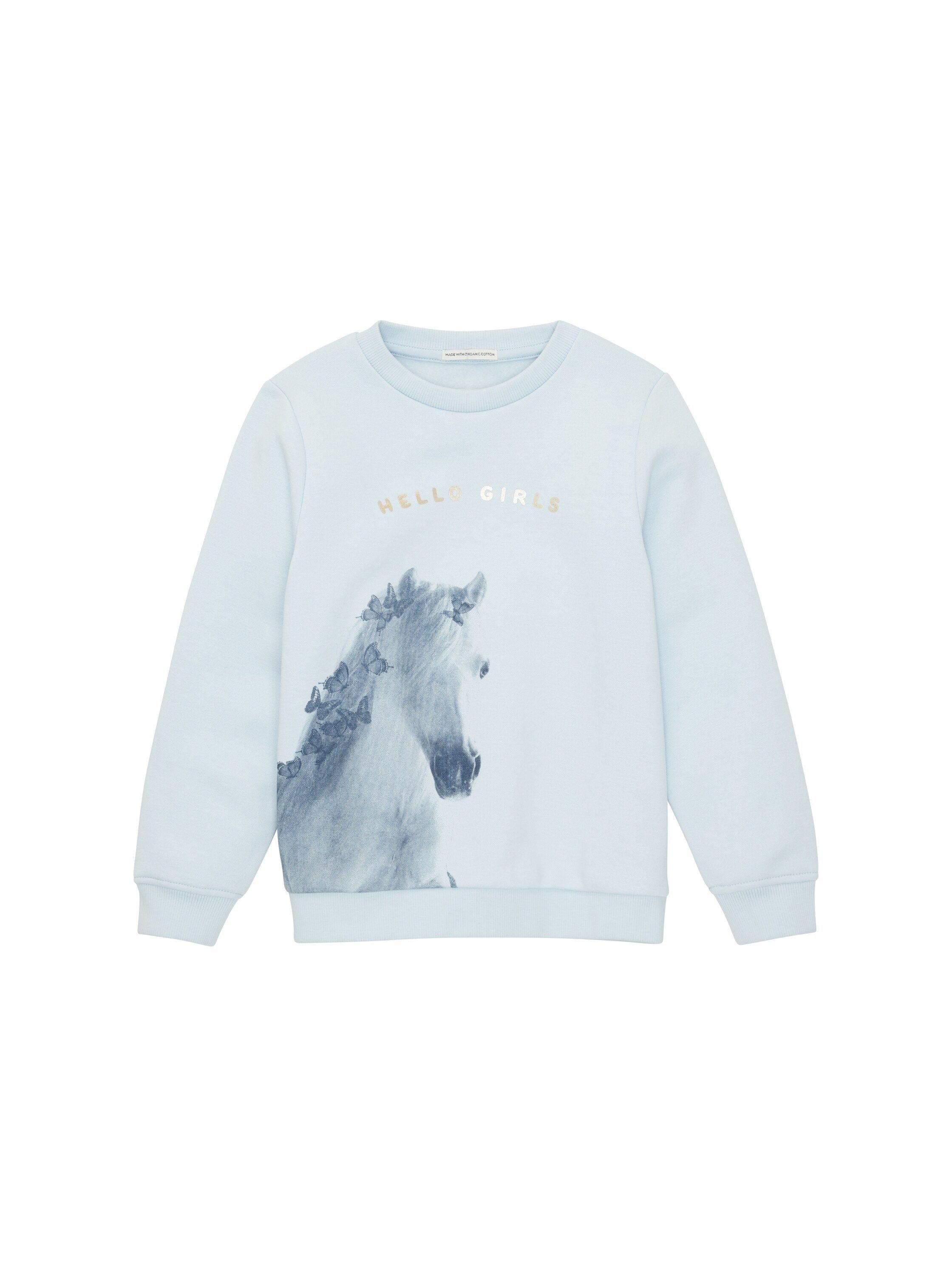 Tom Tailor Sweatjacke Sweatshirt Mit Artwork