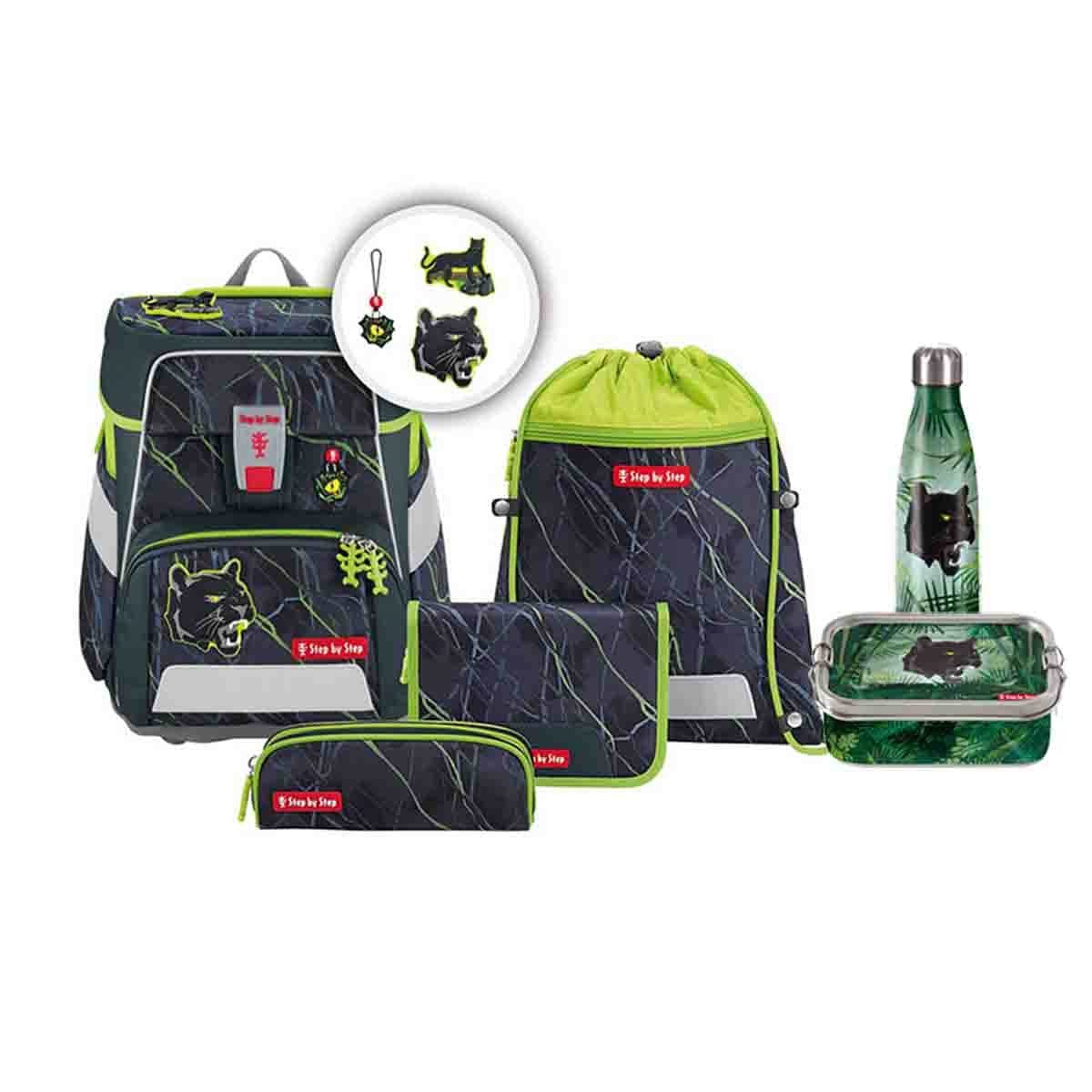 Step by Step Schulranzen Step by Step Space Schulranzen Set 7tlg. (7tlg., inkl. Edelstahl ...