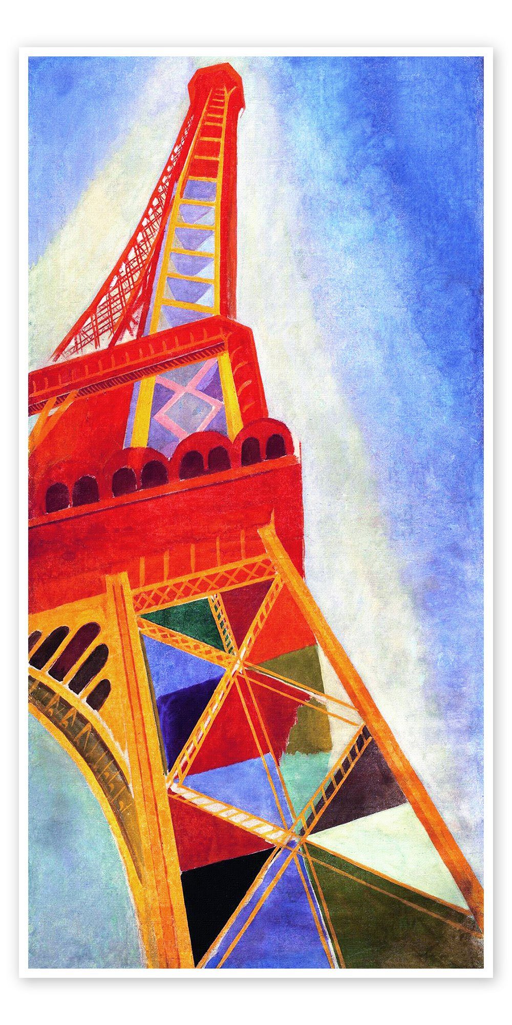 Posterlounge Poster Robert Delaunay Der Eiffelturm Wohnzimmer Malerei