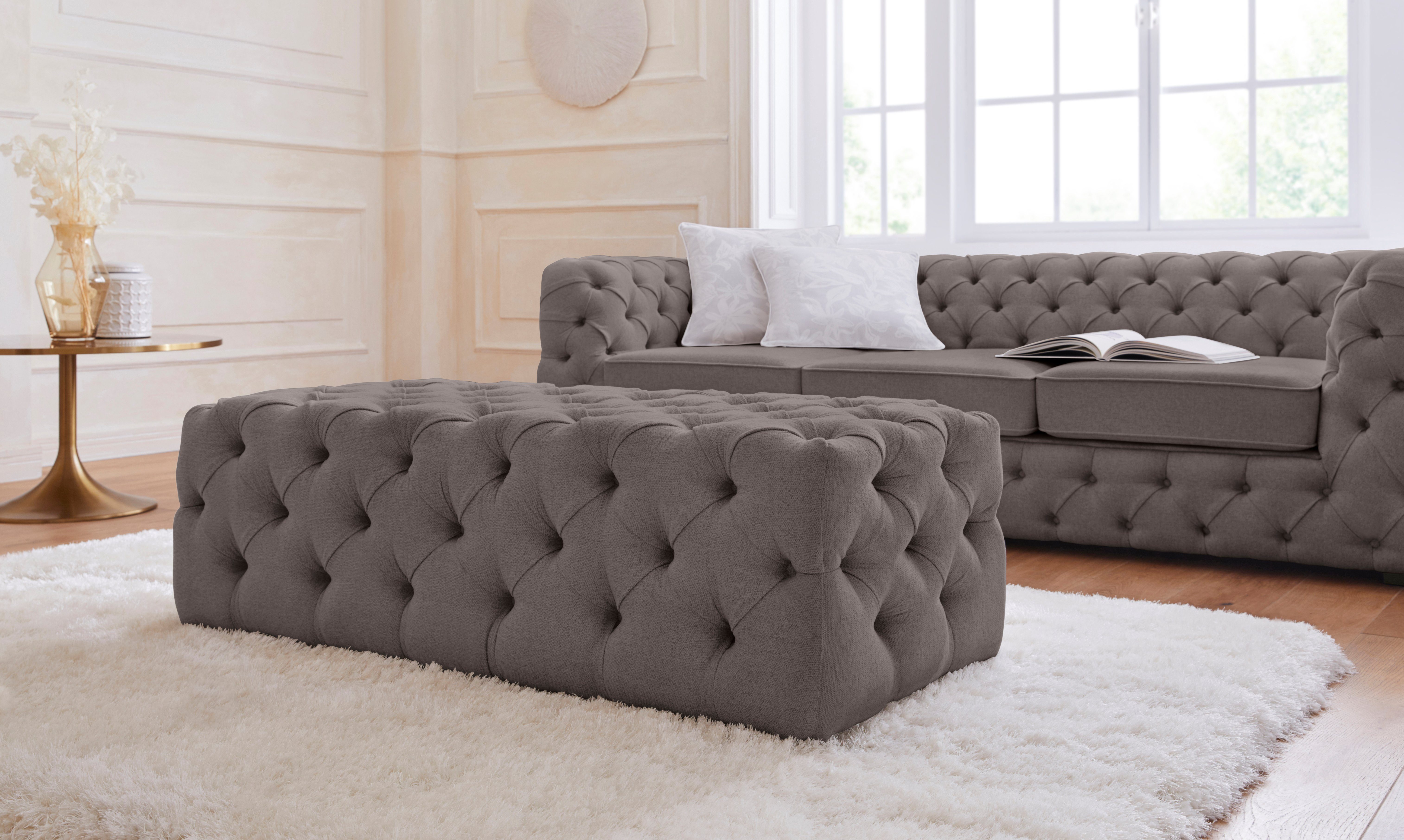 Braune Chesterfield Hocker online kaufen | OTTO