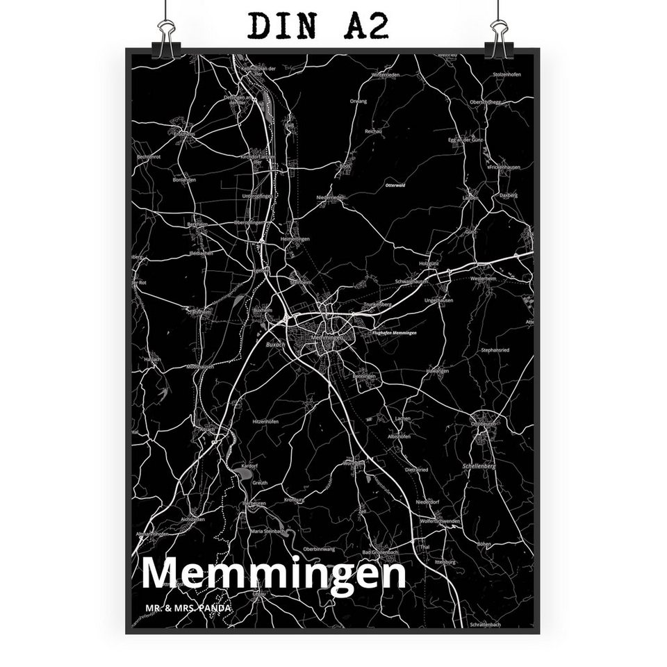 Mr And Mrs Panda Poster Din A2 Memmingen Geschenk Ort Designposter