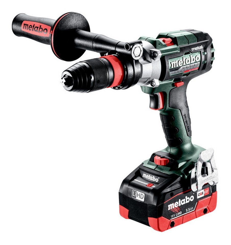 metabo Akku-Schlagbohrschrauber SB 18 LTX-3 BL Q I, 18 V, Metal 2 x 5,5 Ah LiHD in metaBox 145 L