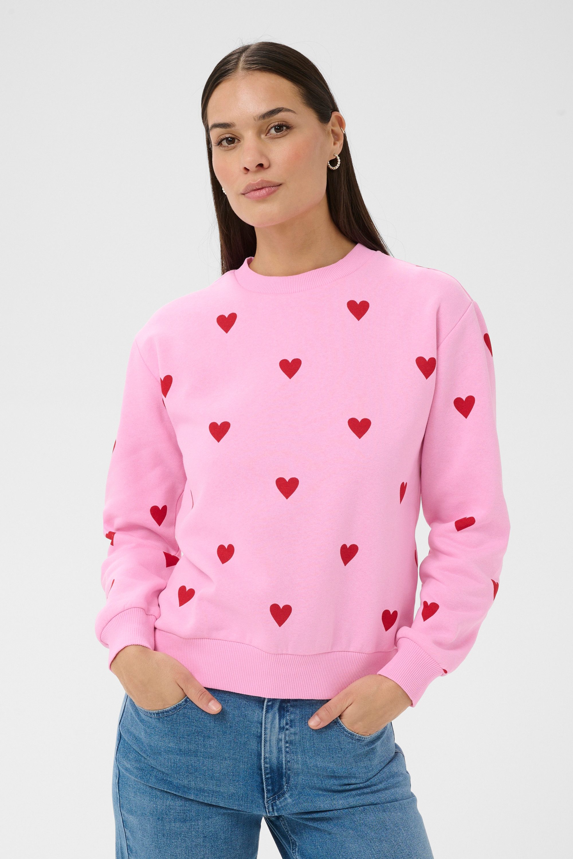 KAFFE Fleecepullover Sweatshirt KAmabel, Fleece Pulli