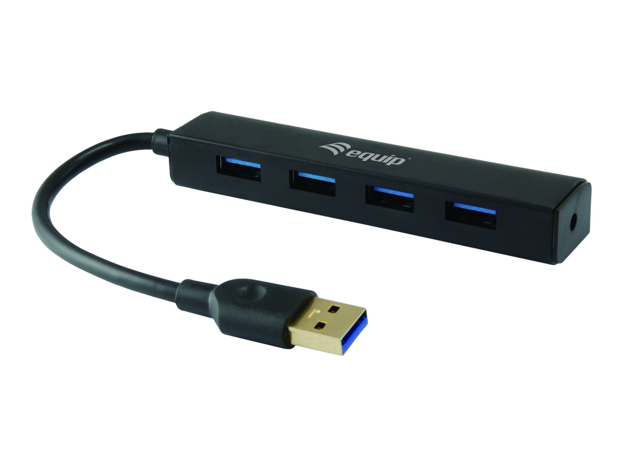 DIGITAL DATA USB-Verteiler EQUIP USB-Hub 4Port USB 3.0, schwarz