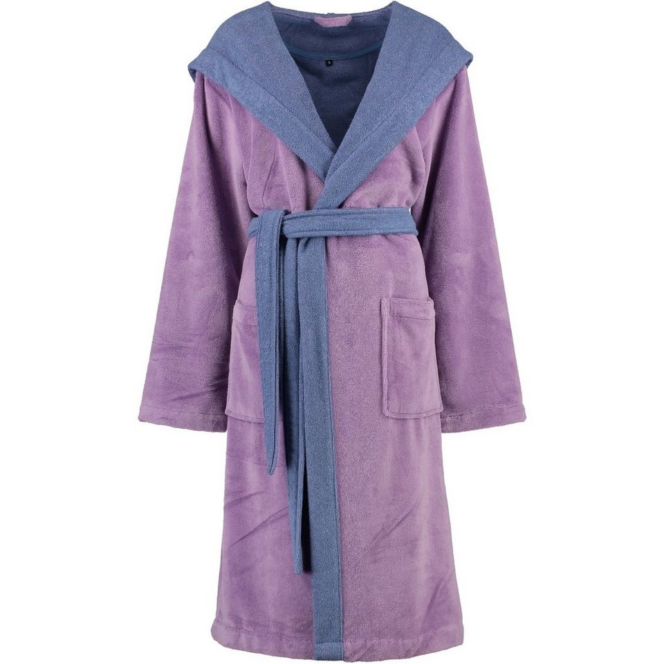 Vossen Damenbademantel Poppy Kapuze Multifaser Kapuze 45 Polyester