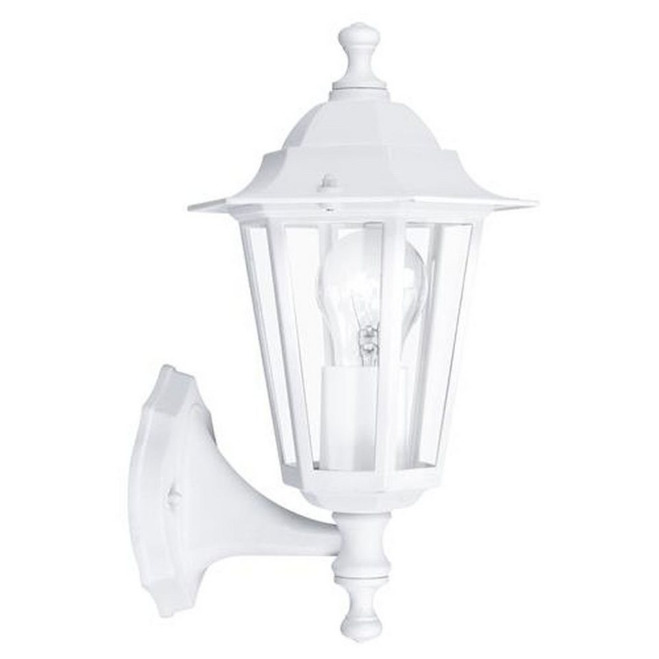 Eglo Deckenleuchte Außenwandleuchte Up Light Ip44 Laternenform Weiß