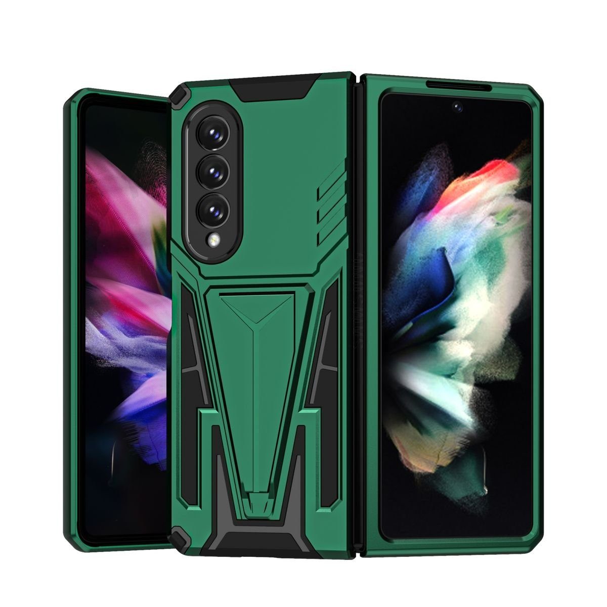 Wigento Handyhülle Für Samsung Galaxy Z Fold4 5g Outdoor Armor