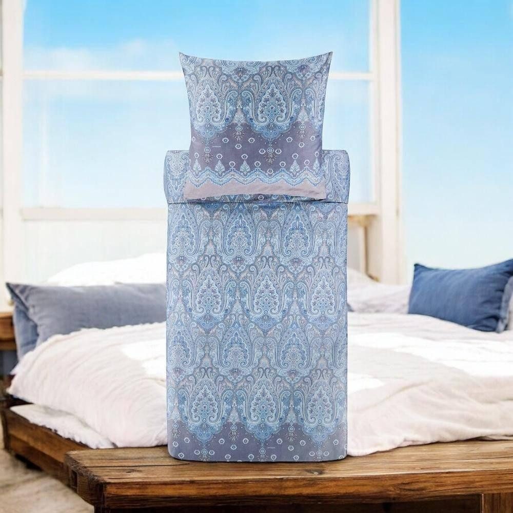 Bassetti Bettwäsche Isolabella C1 155 x 220 cm, Mako-Satin, 2 teilig, Bettbezug