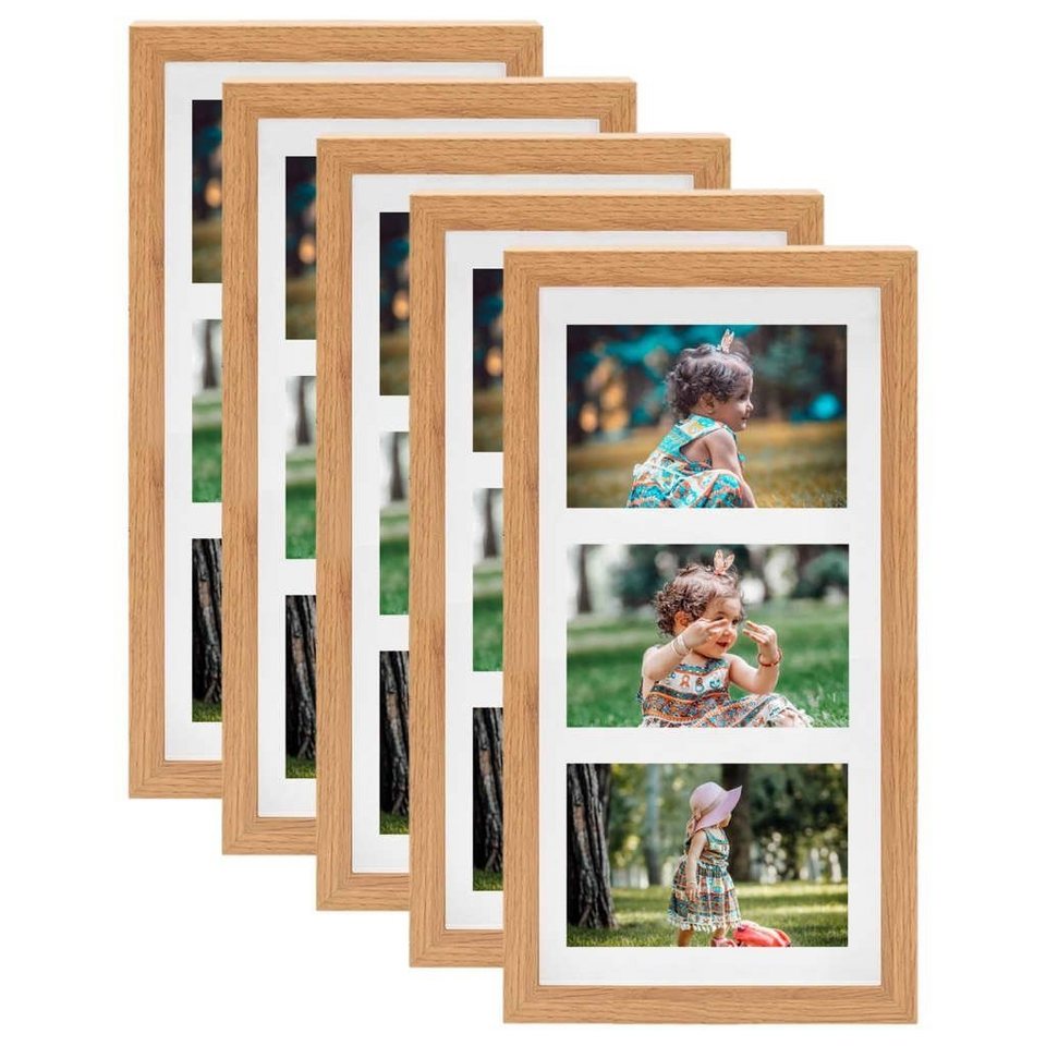 Möbelando Bilderrahmen Edesheim 5er Set Aus Mdf Ps Polystyrol In