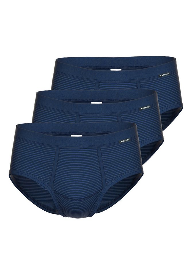 Ammann Slip 3er Pack Jeans Feinripp Spar Set 3 St Slip Unterhose