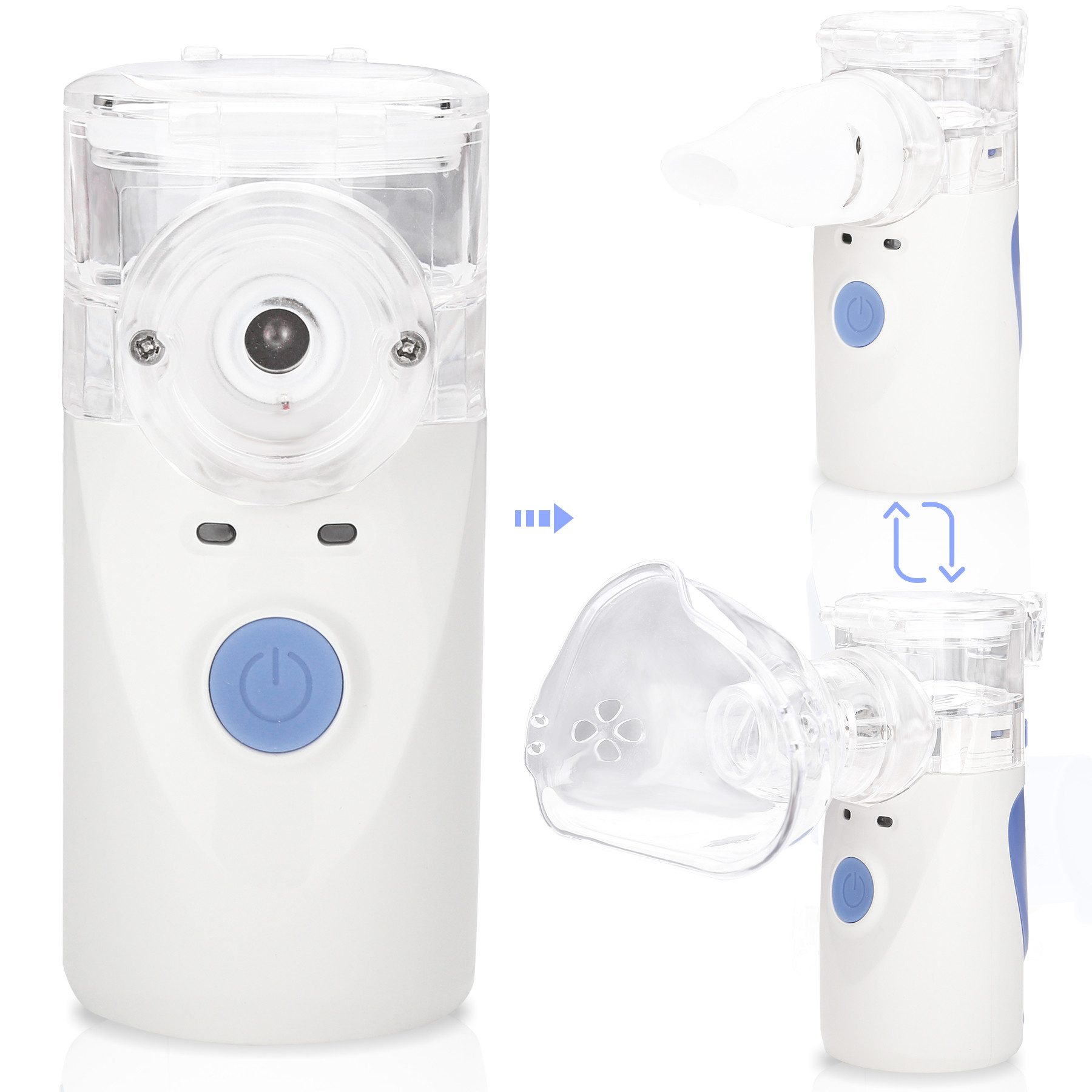 Clanmacy Mini-Inhalator Inhaliergerät Tragbarer Baby-Inhalato Nano ...