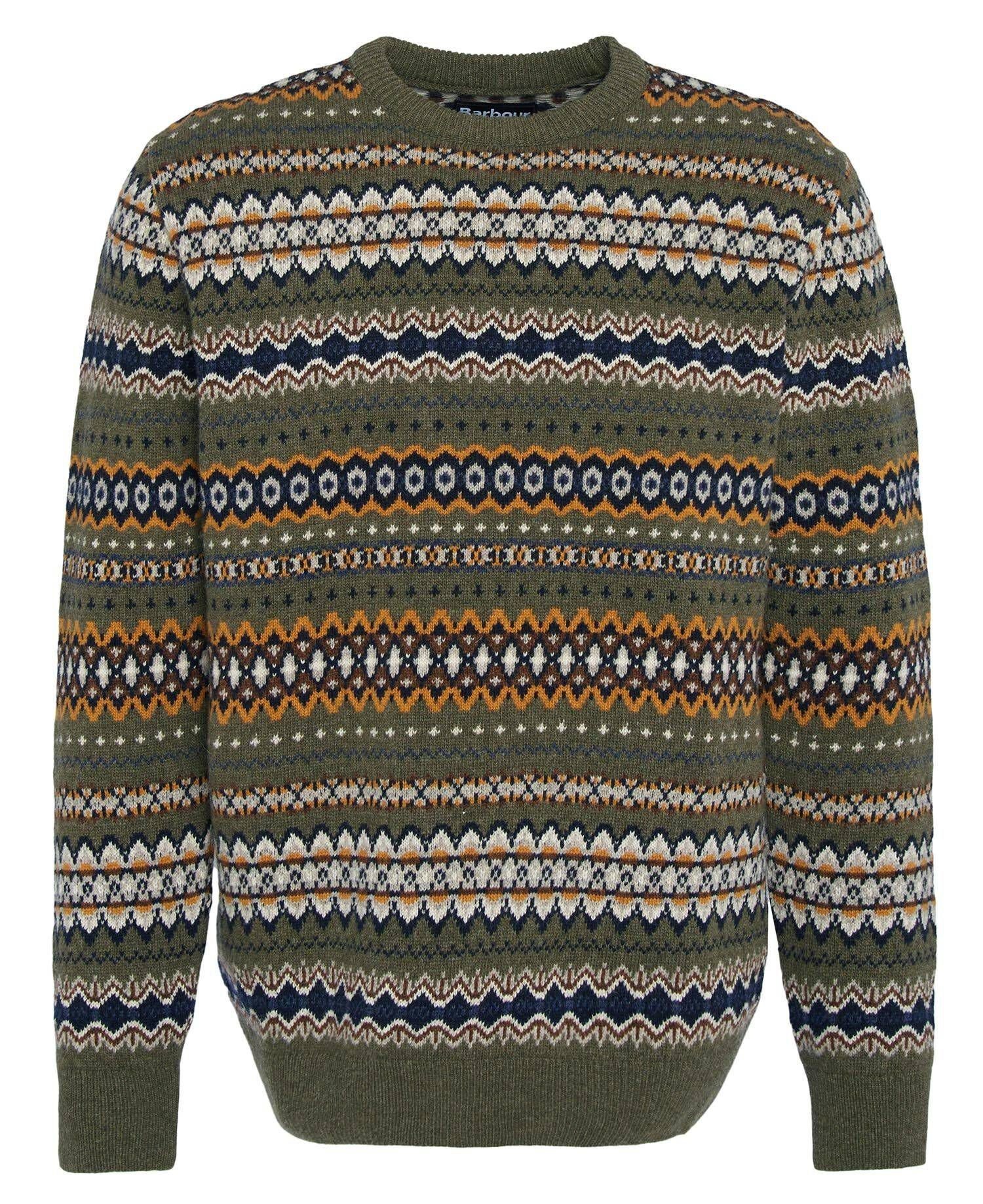 Barbour Strickpullover Herren Strickpullover CASE FAIR ISLE aus ...