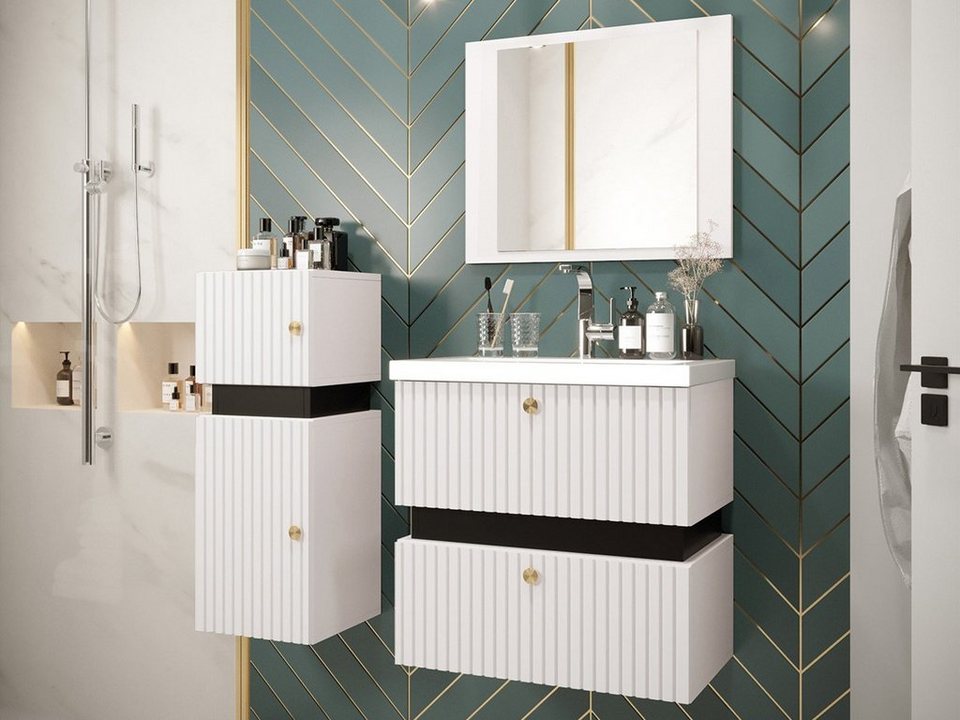 Mirjan24 Badmöbel Set Tiko V 4er Set Hängeschrank