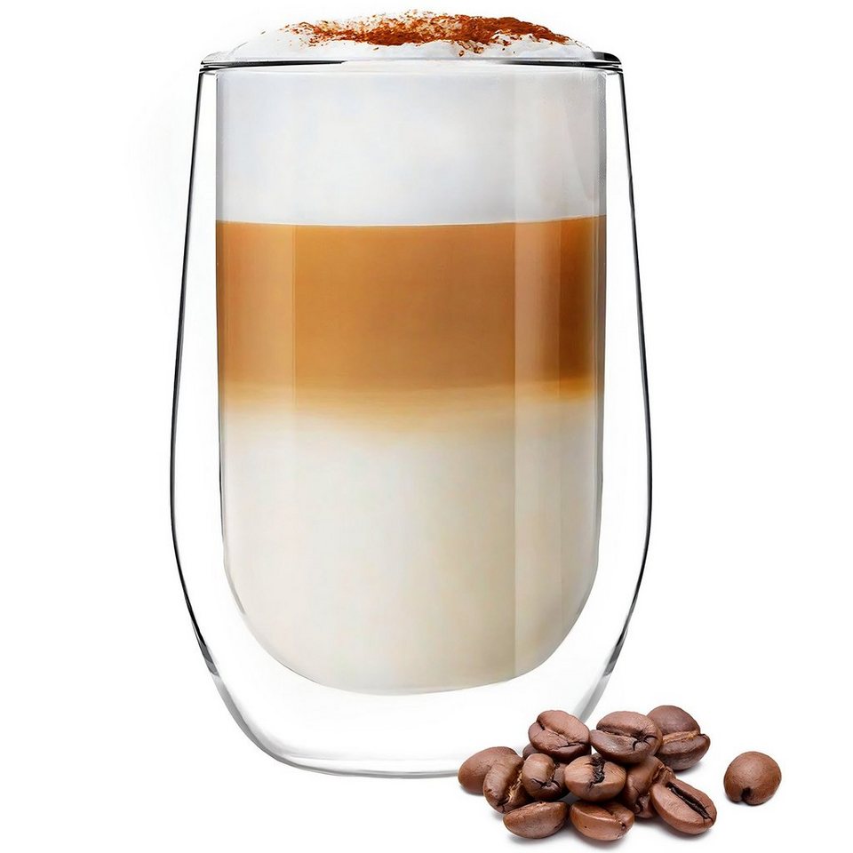 Konzept Latte Macchiato Glas Set 124 Teilig 400 Ml Ideal Für Kaffee