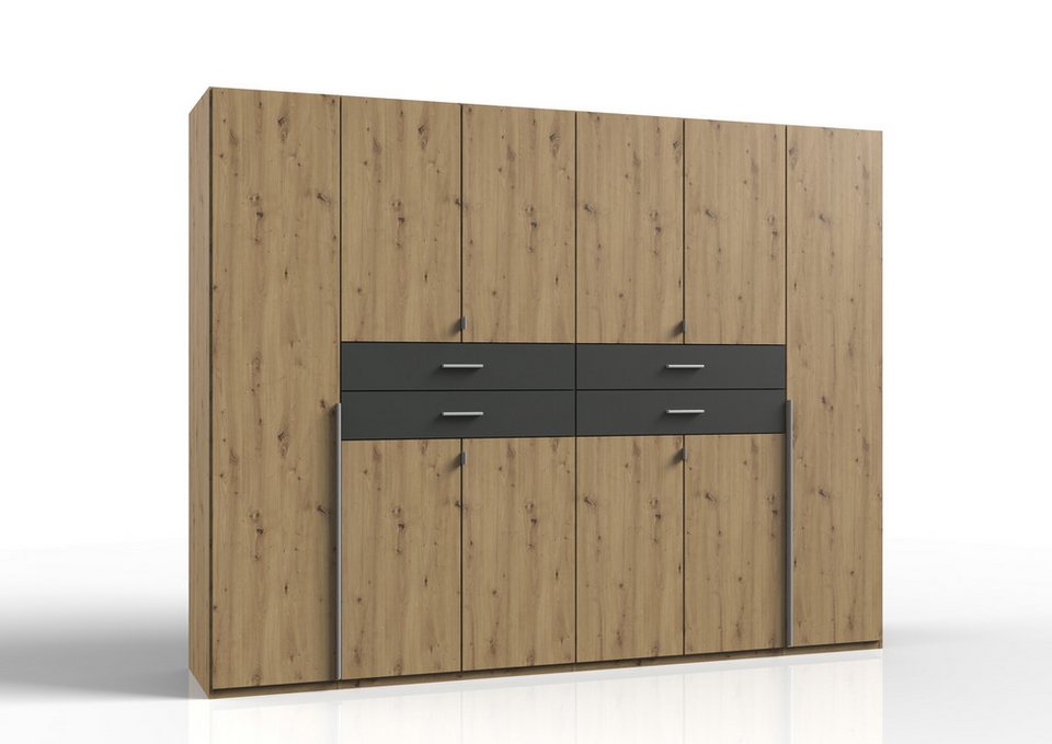 Wimex Kleiderschrank In Artisan Eiche Nachbildung Mit 4 Schubladen Und
