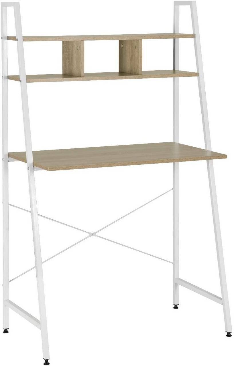Woltu Schreibtisch 1 St Computertisch Aus Holz Und Stahl Mit Ablage