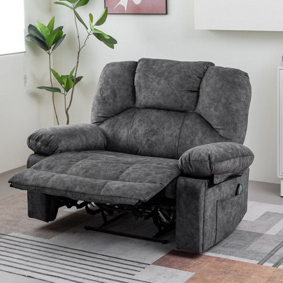 Merax Tv Sessel Mit Vibration Wärmefunktion Und Timer Massagesessel