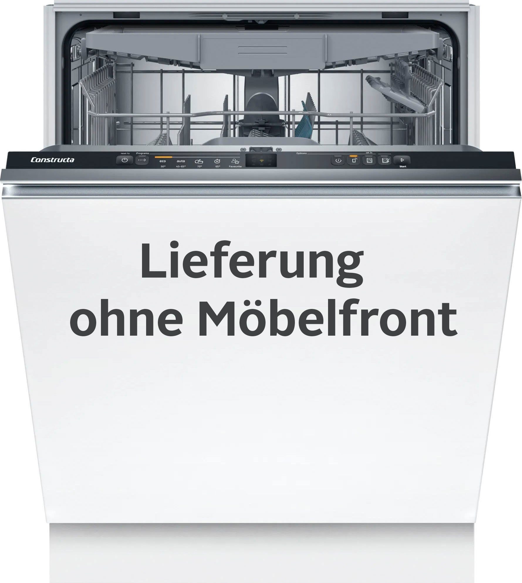 Constructa vollintegrierbarer Geschirrspüler CB5VX01HVE, 13 Maßgedecke