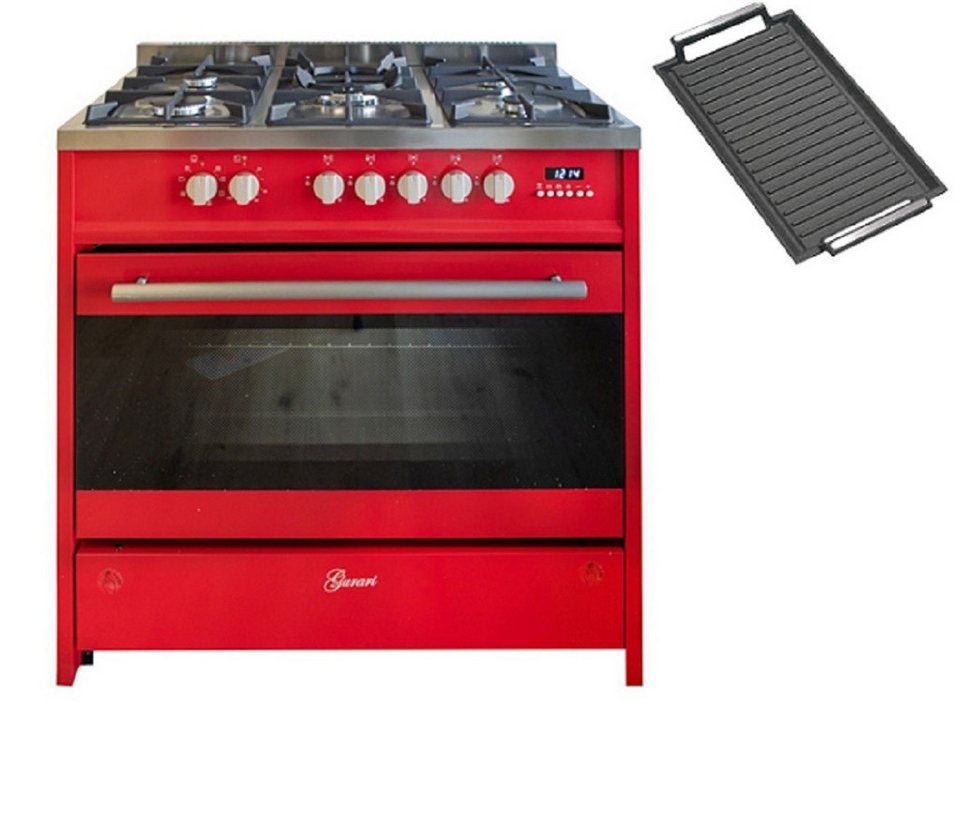 Gurari Gas Standherd Gch E 911 Rgrillplatte Mit 1 Fach Teleskopauszug